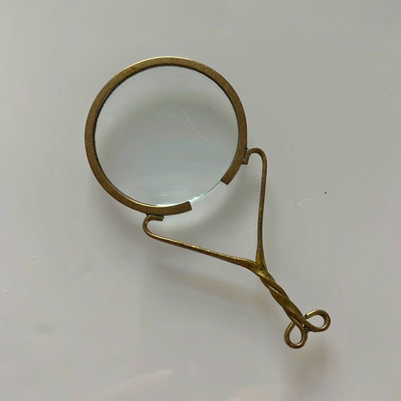 Vintage | Accents | Vintage Gold Magnifying Glass | Poshmark